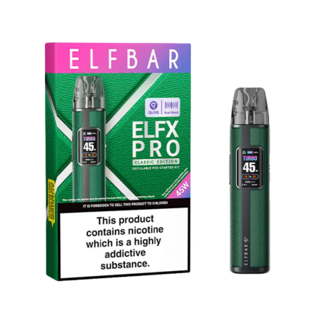 Buy ELFX Pro Classic Pod Vape Kit - ElfBar Kits - Vapes Direct