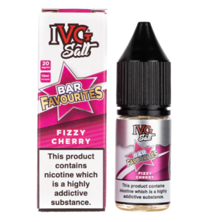 Buy IVG 10ml Bar Favourites - Fizzy Cherry - IVG Nic Salts - Vapes Direct
