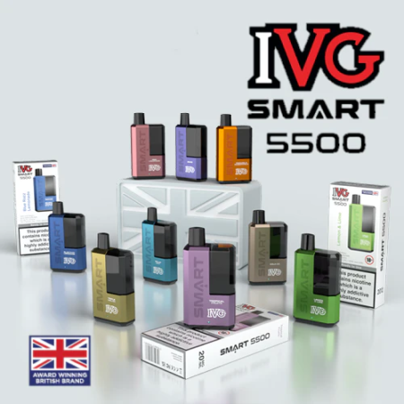 Buy IVG Smart 5500 Disposable Vape - IVG Smart Vape - Vapes Direct