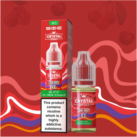 Buy SKE Crystal Nic Salt Cherry Ice - Ske Crystal Nic Salts - Vapes Direct