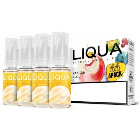 Buy Liqua 10ml 4-Pack Vanilla - Liqua 4 pack - Vapes Direct