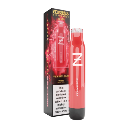 Zeus Juice Disposable Vape - Vermillion | Vapesdirect