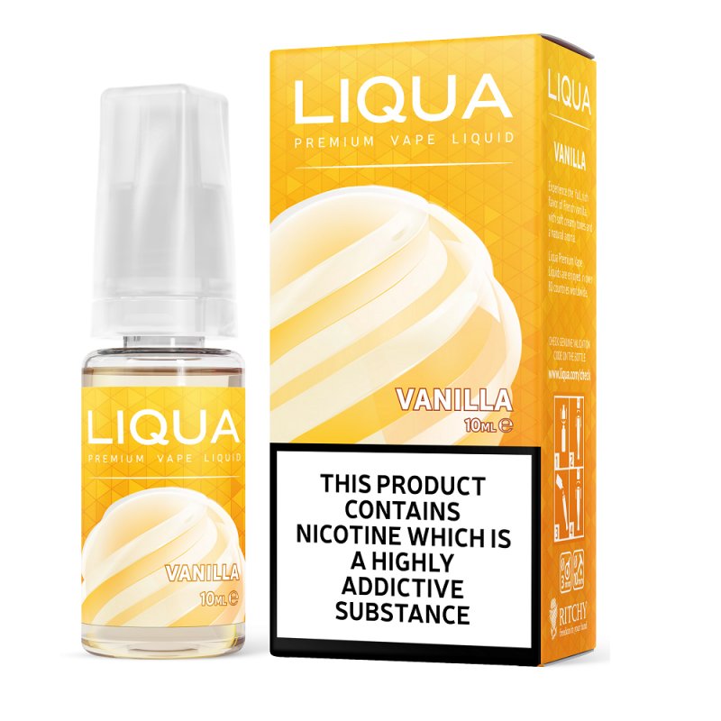 Buy LIQUA Vanilla - LIQUA - Vapes Direct