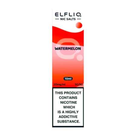 Buy ElfLiq ELiquid By Elf Bar 10ml Watermelon - ElfLiq - Vapes Direct